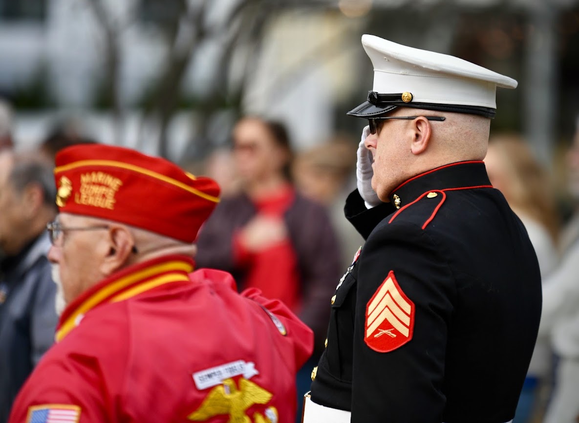 Crowds celebrate military veterans at Milford's annual parade