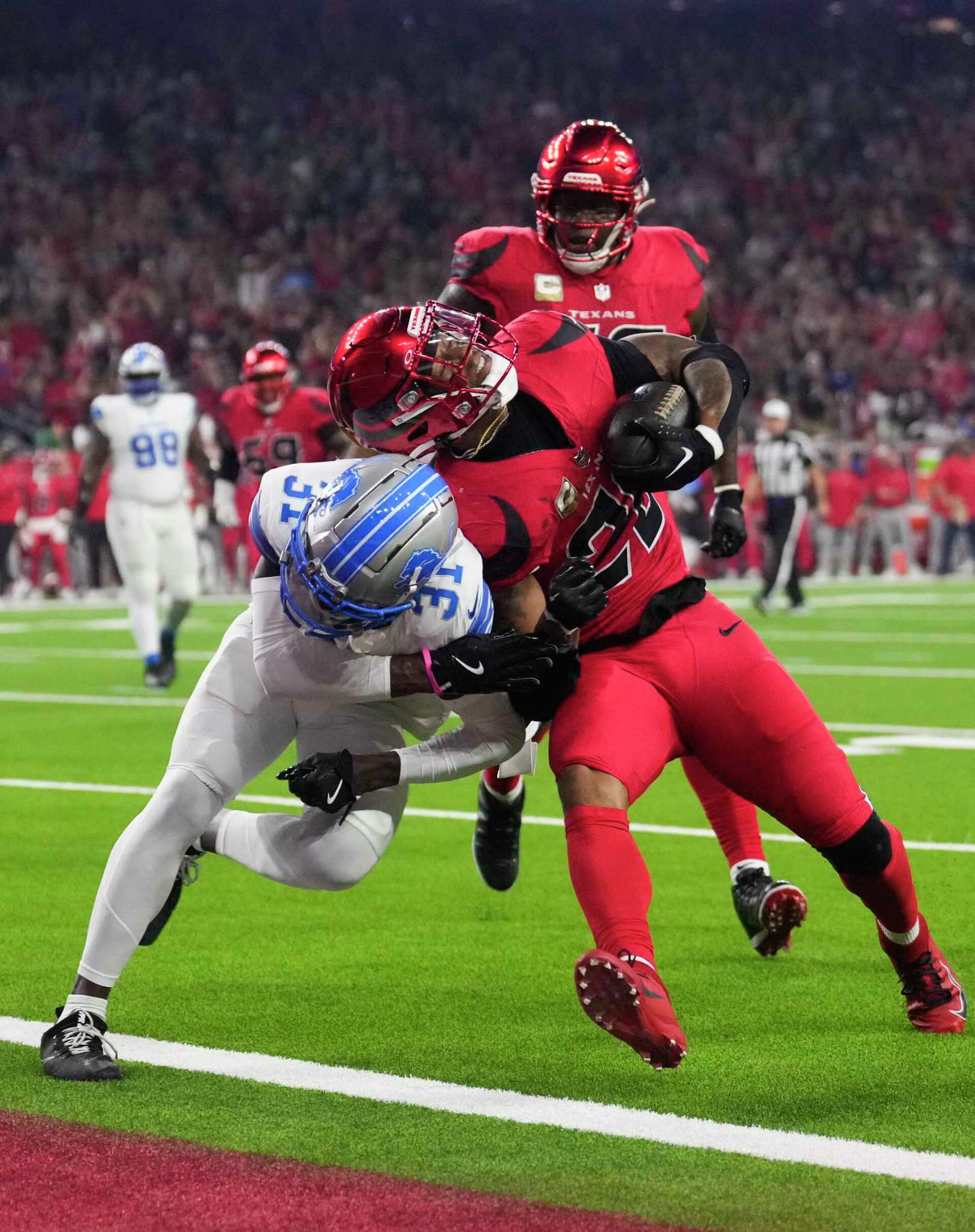 Houston Texans collapse in second half, lose to Detroit Lions