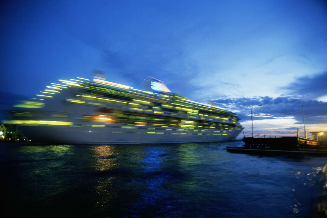 Passengers capture Royal Caribbean ship's tilt in massive squall