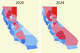 These California counties flipped from blue to Trump this year