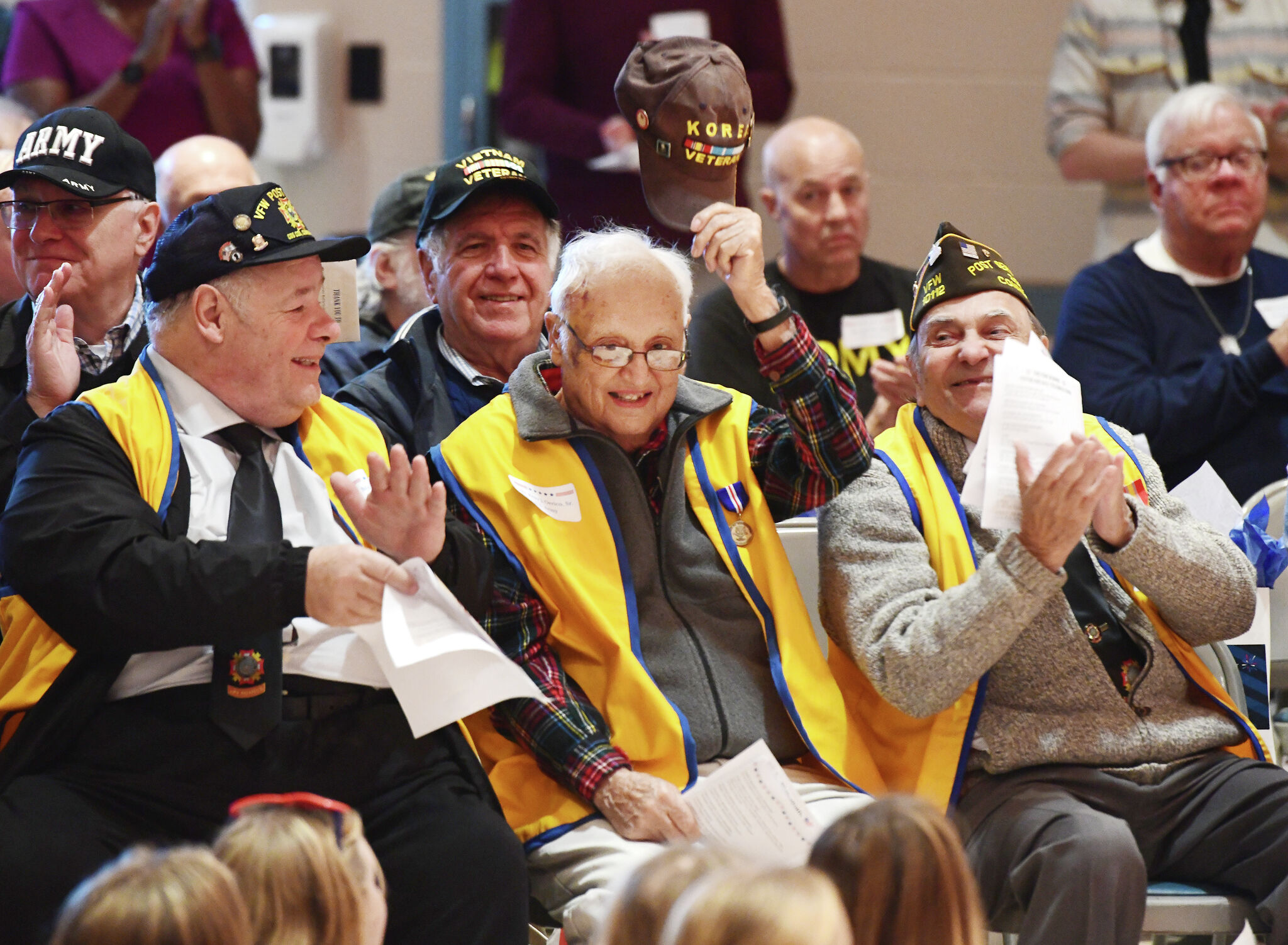 In Photos: Greenwich's Cos Cob School honors veterans at assembly