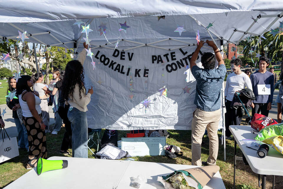 Hundreds gather at SF's Dolores Park for Dev Patel look-alike contest