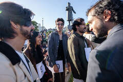 Hundreds gather at SF's Dolores Park for Dev Patel look-alike contest