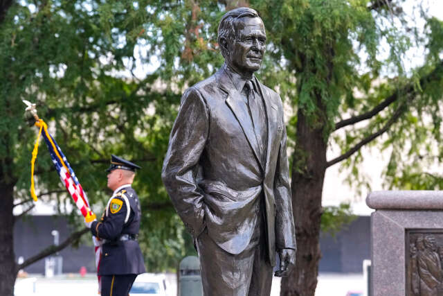 Bush statue plan in Greenwich is 'dead' for now Camillo says