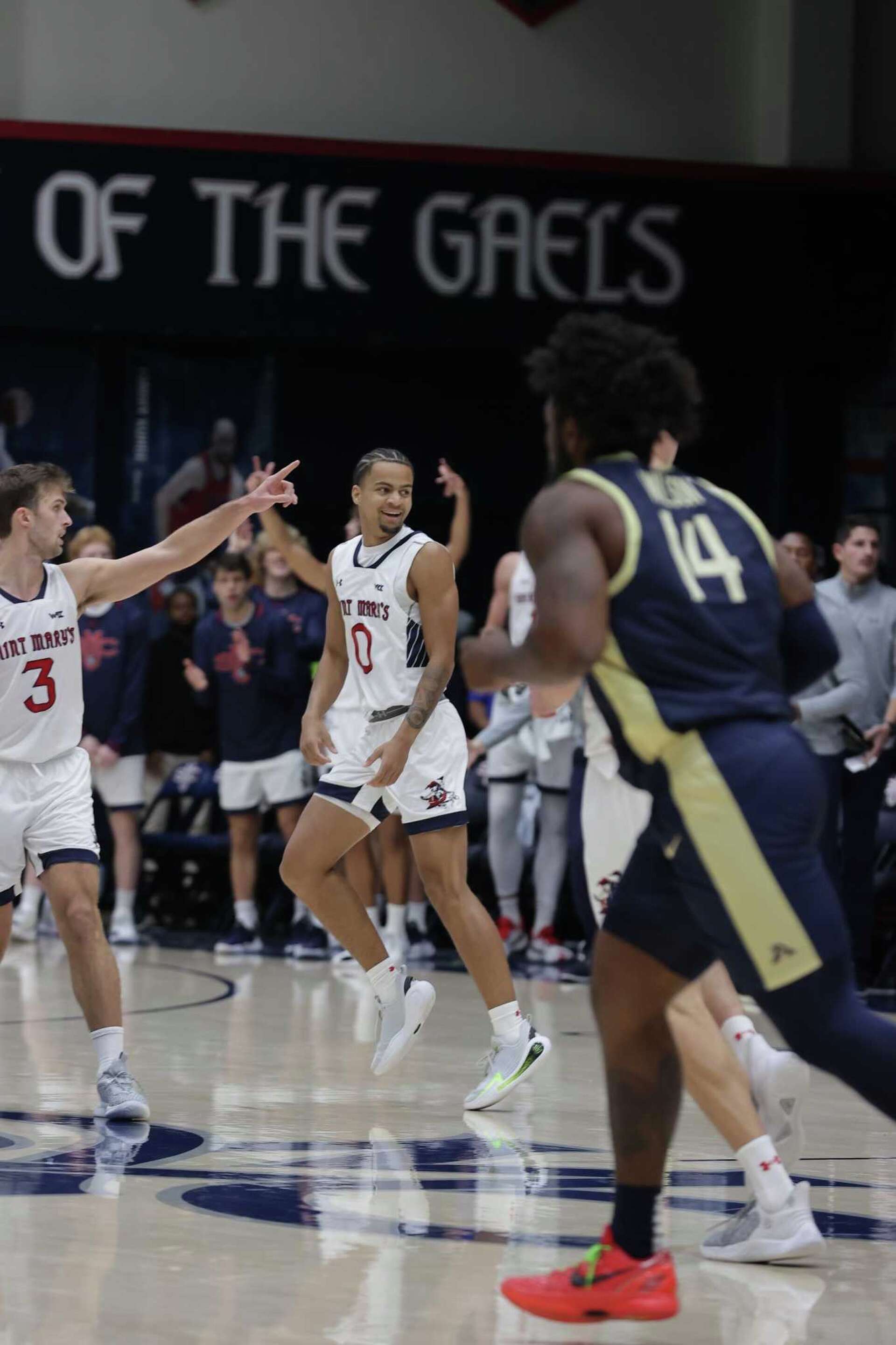 College basketball: Three double-doubles power St. Mary’s past Akron