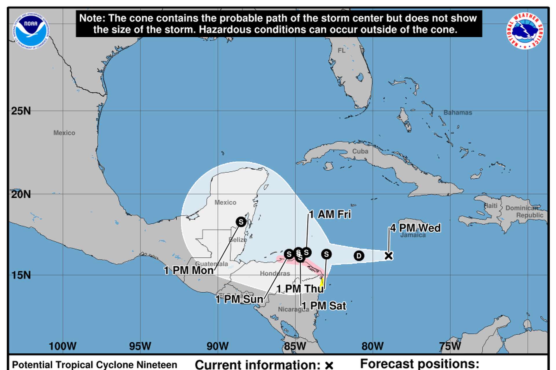 Potential Caribbean tropical cyclone likely but Gulf path unclear