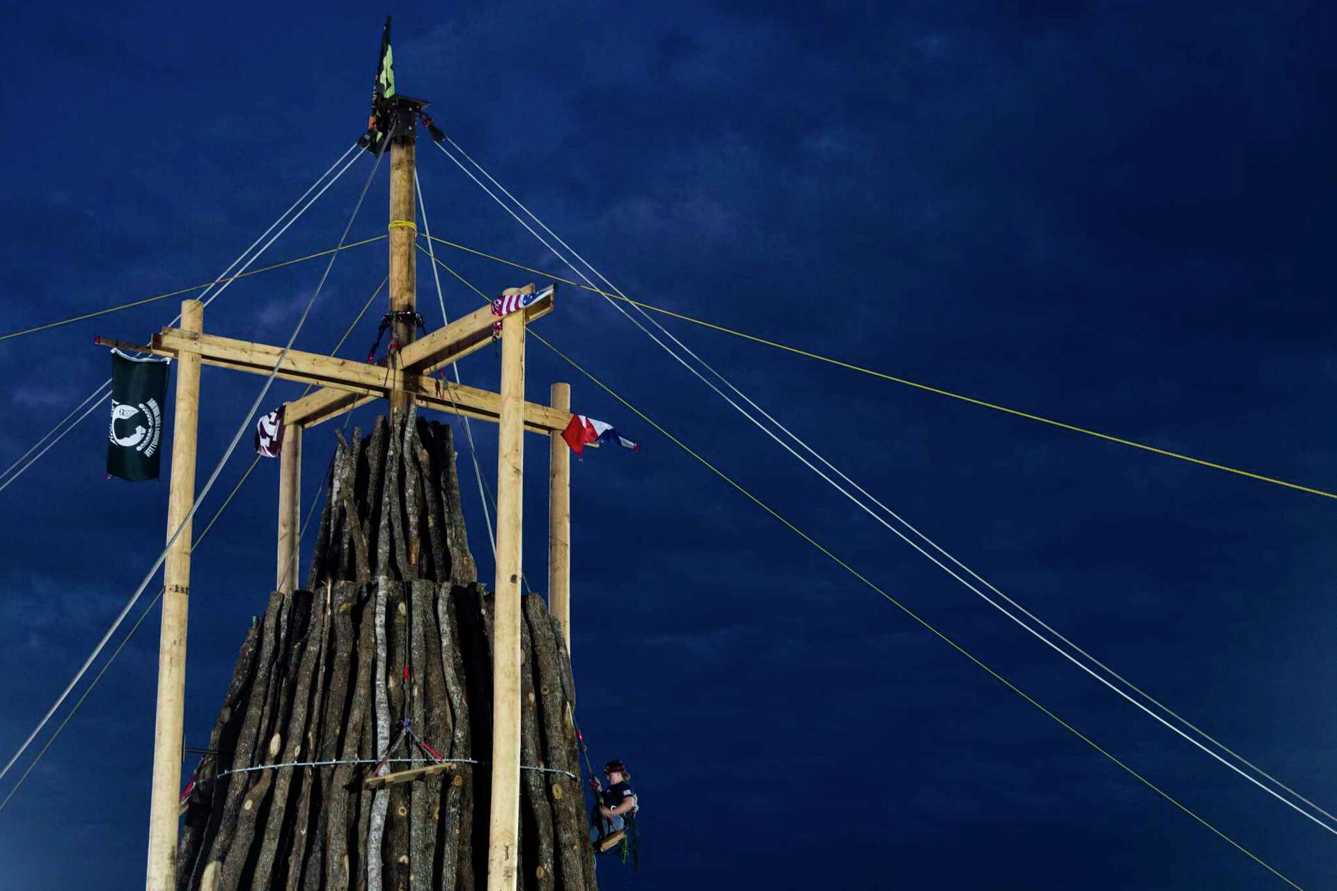 Burn ban delays bonfire before Texas-Texas A&M rivalry game