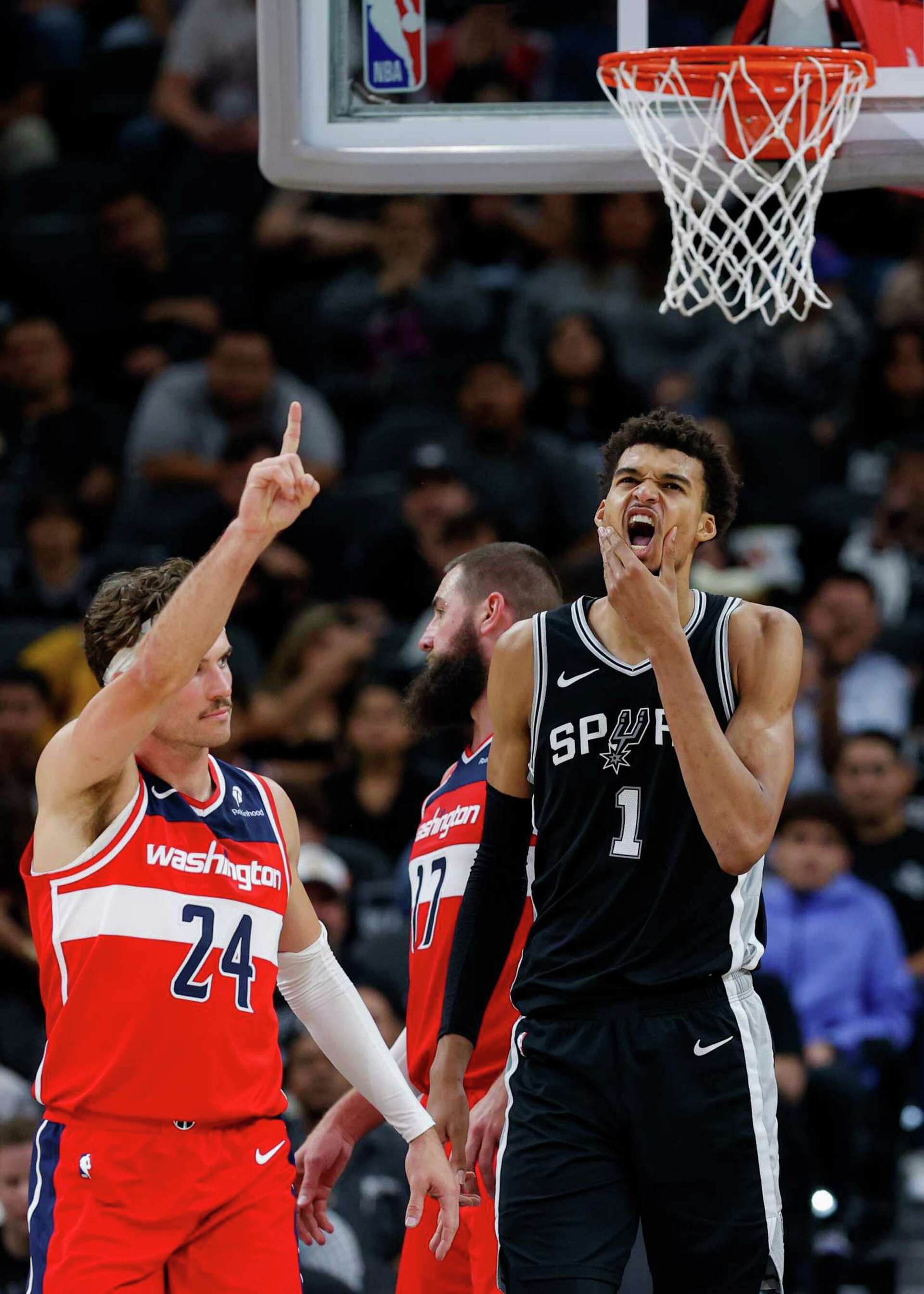 Spurs' Victor Wembanyama scores 50 points vs. Washington Wizards
