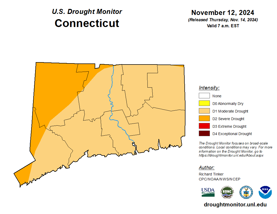 Connecticut experiencing desert-like conditions as drought gets worse