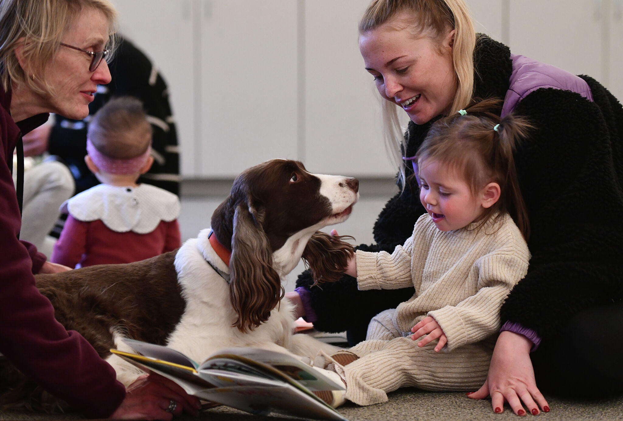 In Photos: Greenwich kids read to dogs at Perrot Memorial Library