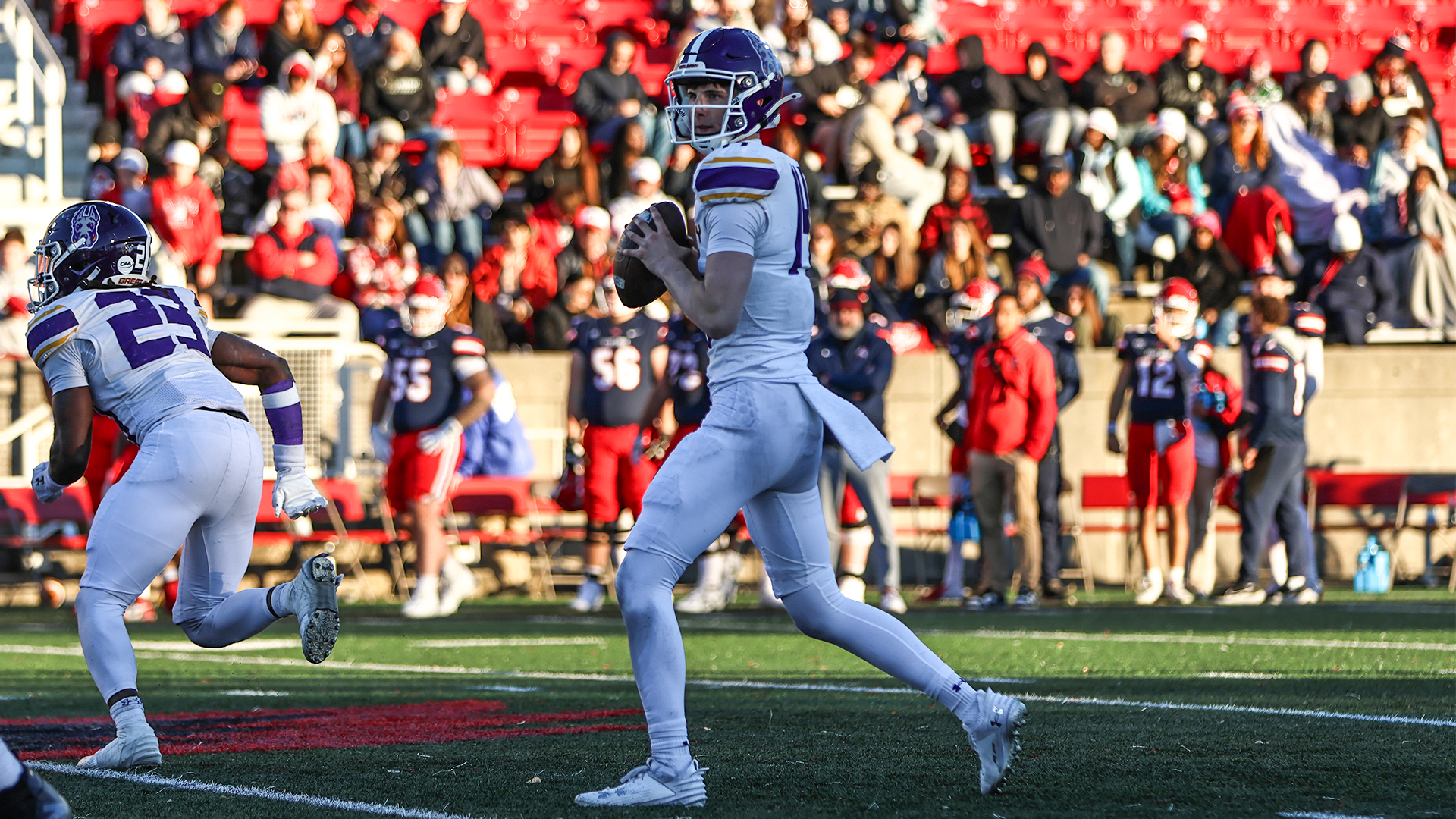 UAlbany freshman Van Weber getting his turn at quarterback