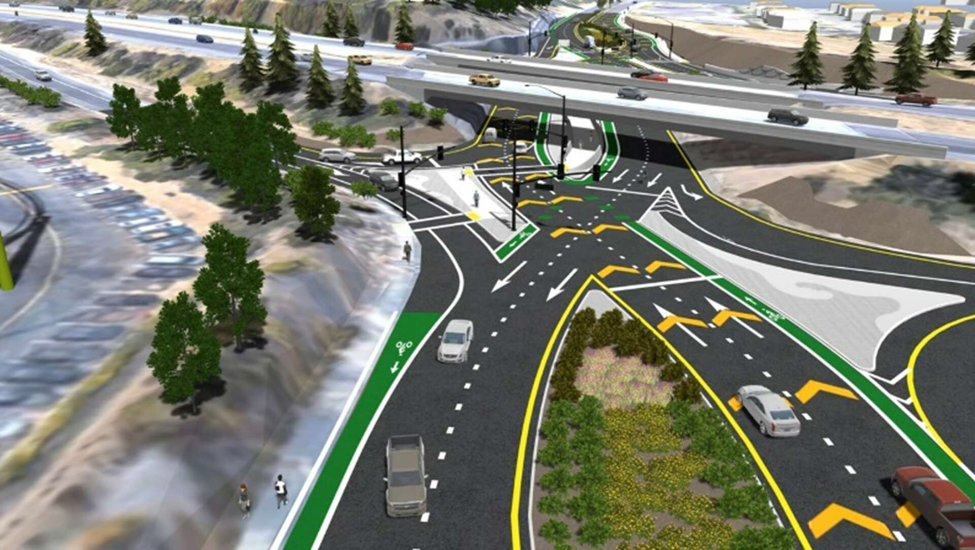 Bay Area will soon get its first ‘diverging diamond’ interchange