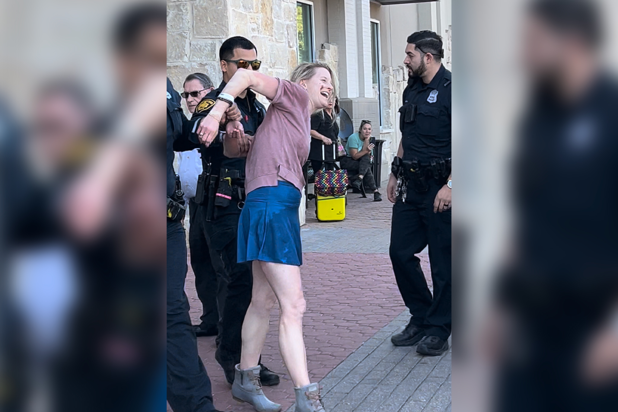 Watch: Woman arrested after Alamo Quarry Market chase