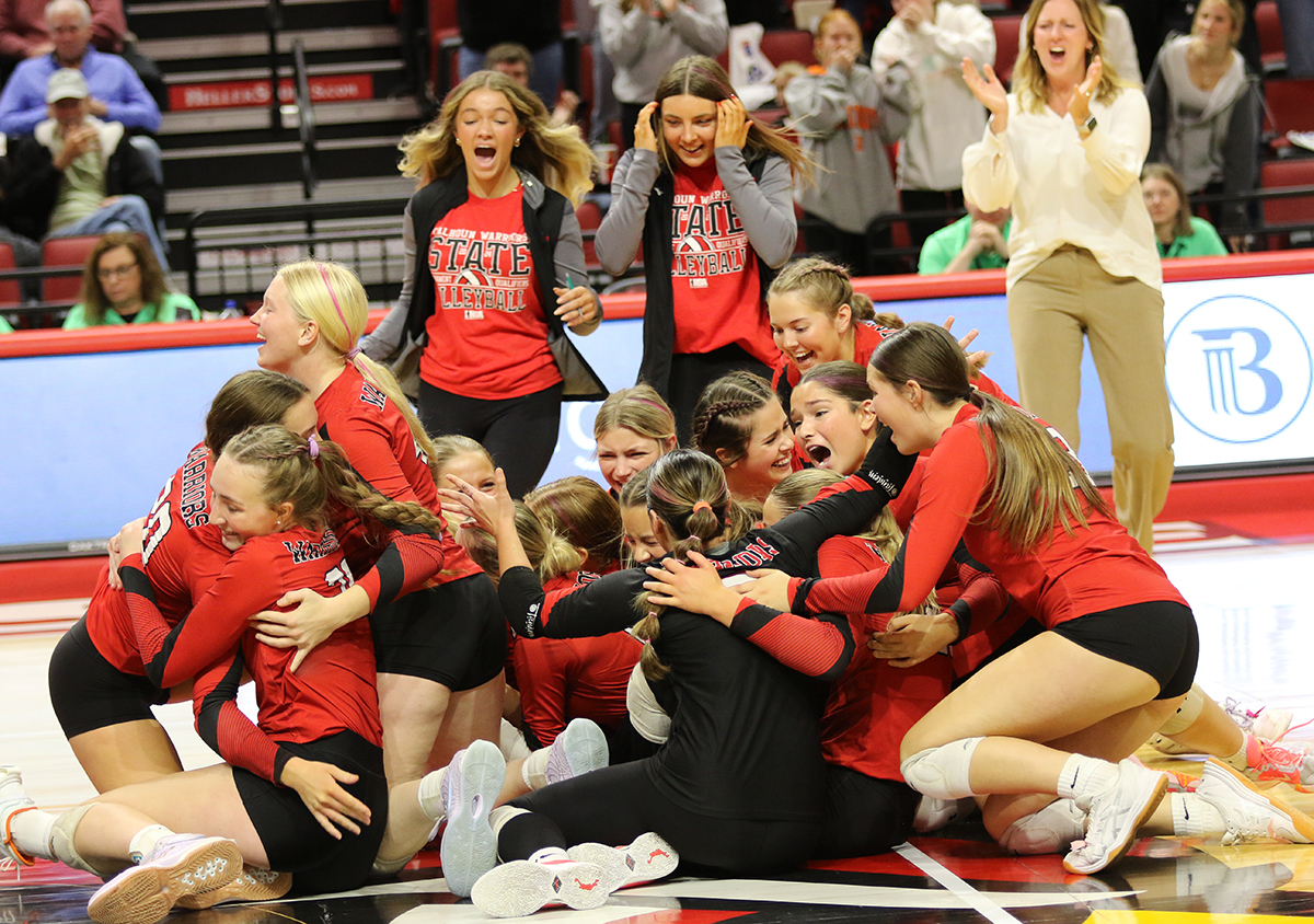 Calhoun volleyball sweeps Cissna Park, will play for IHSA state title