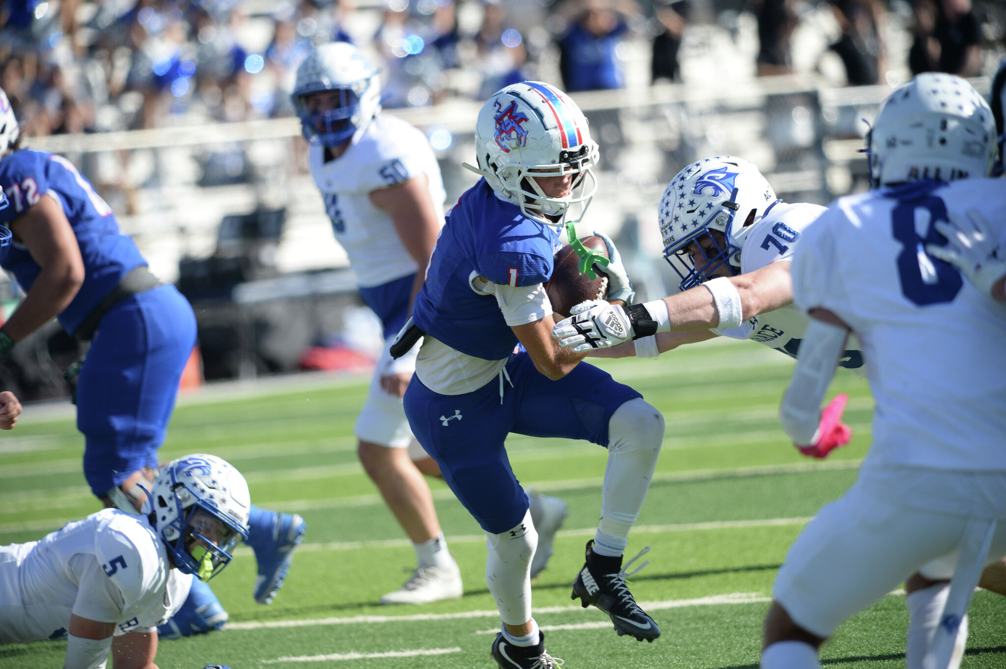 Cole's interception helps Midland Christian to playoff victory