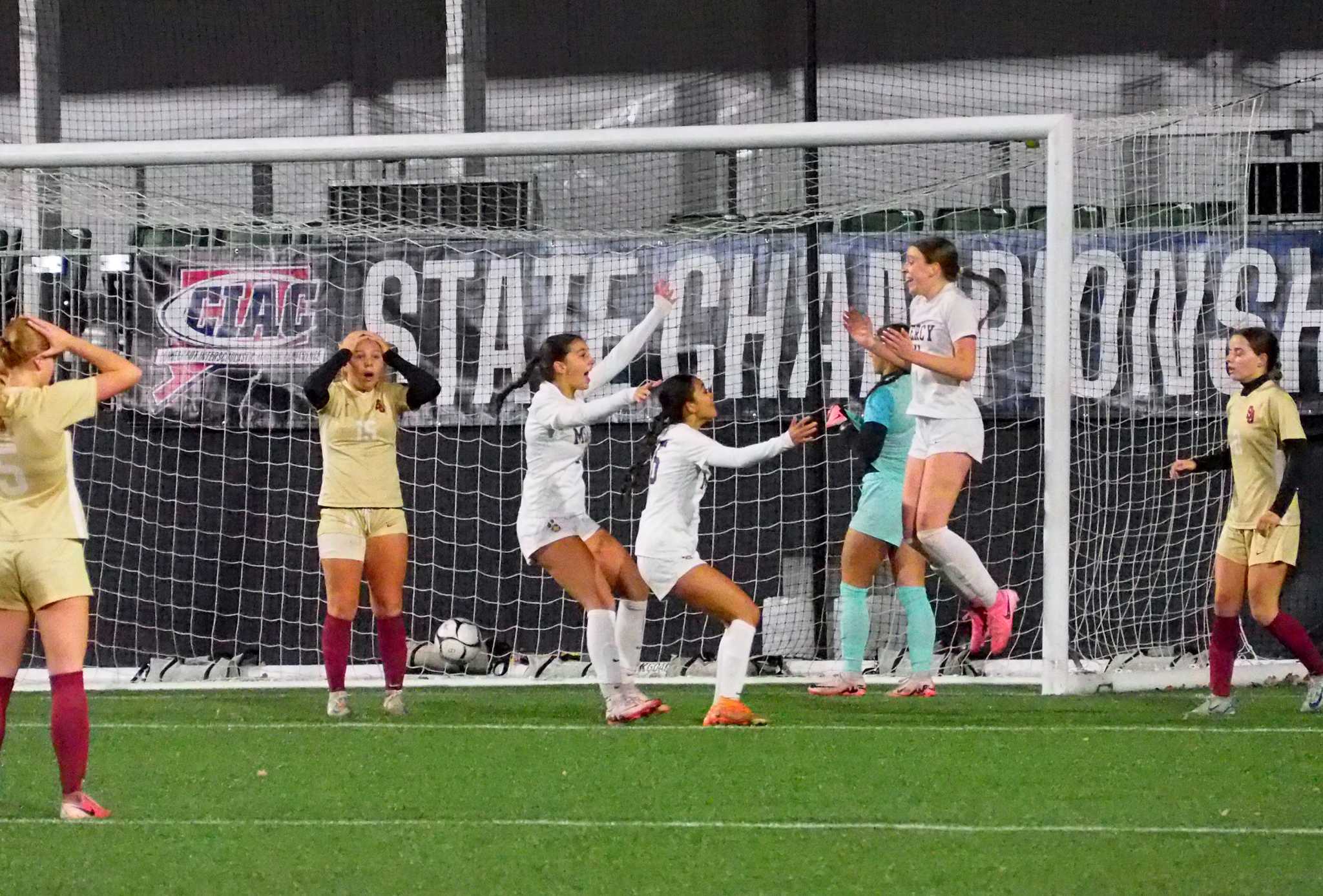 Mercy girls soccer scores last-second goal to win CIAC Class LL title