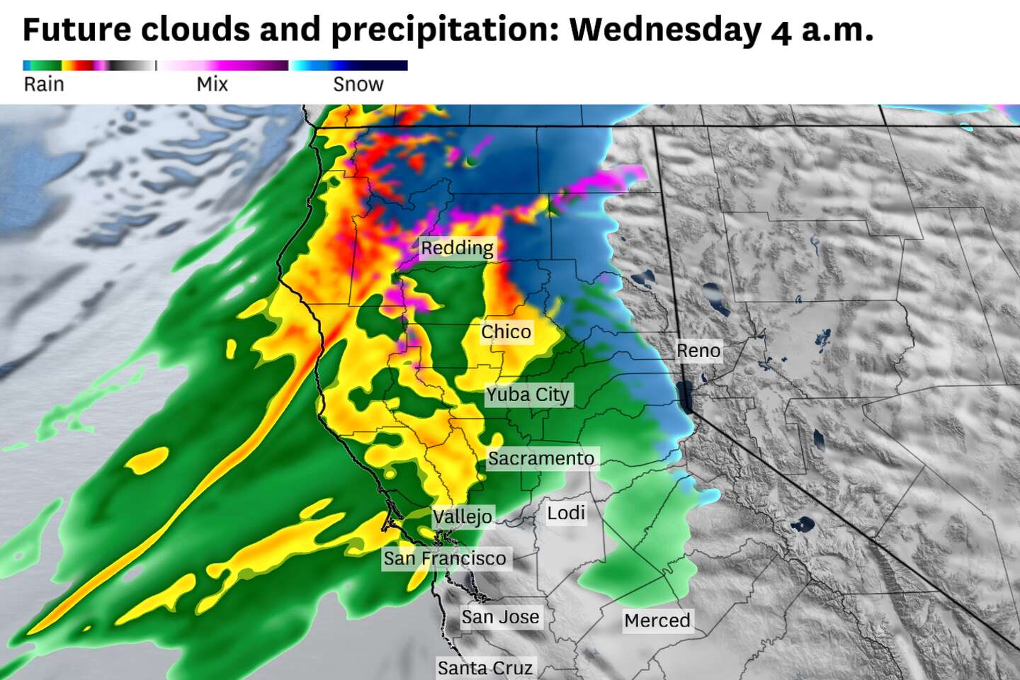 California weather: Strong atmospheric river to bring rain, wind