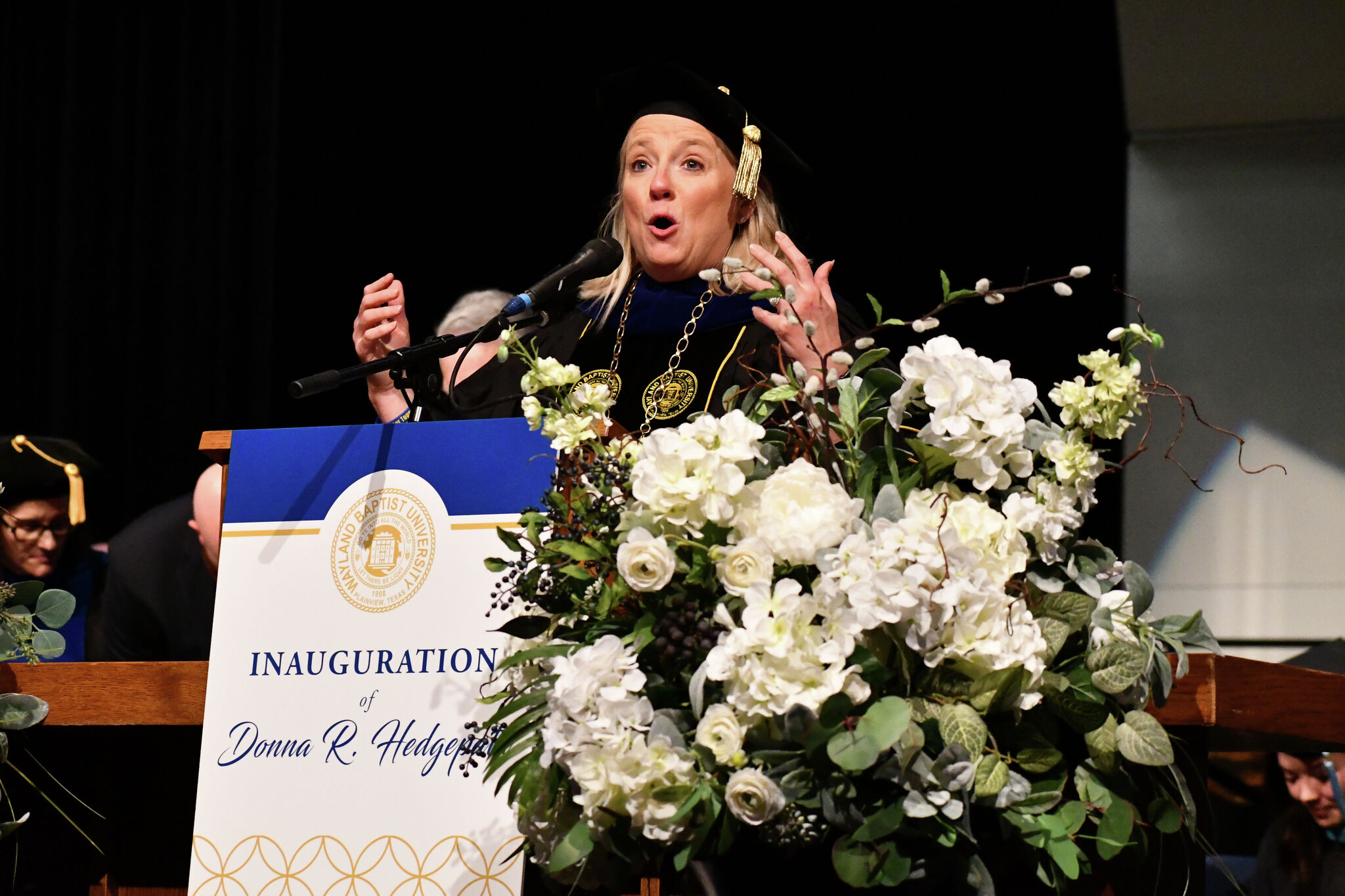 As Wayland Baptist's president, Hedgepath forges path all her own