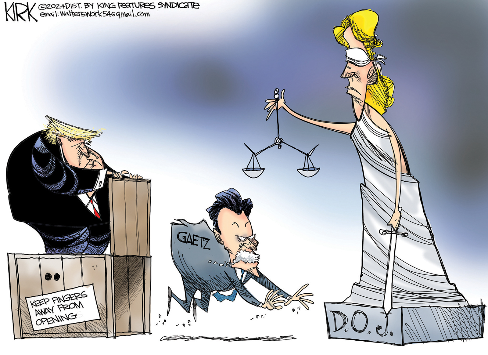 Opinion cartoon: Uncaged