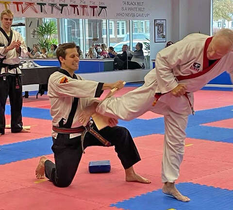 Grandfather, grandson earn black belts in Edwardsville IL