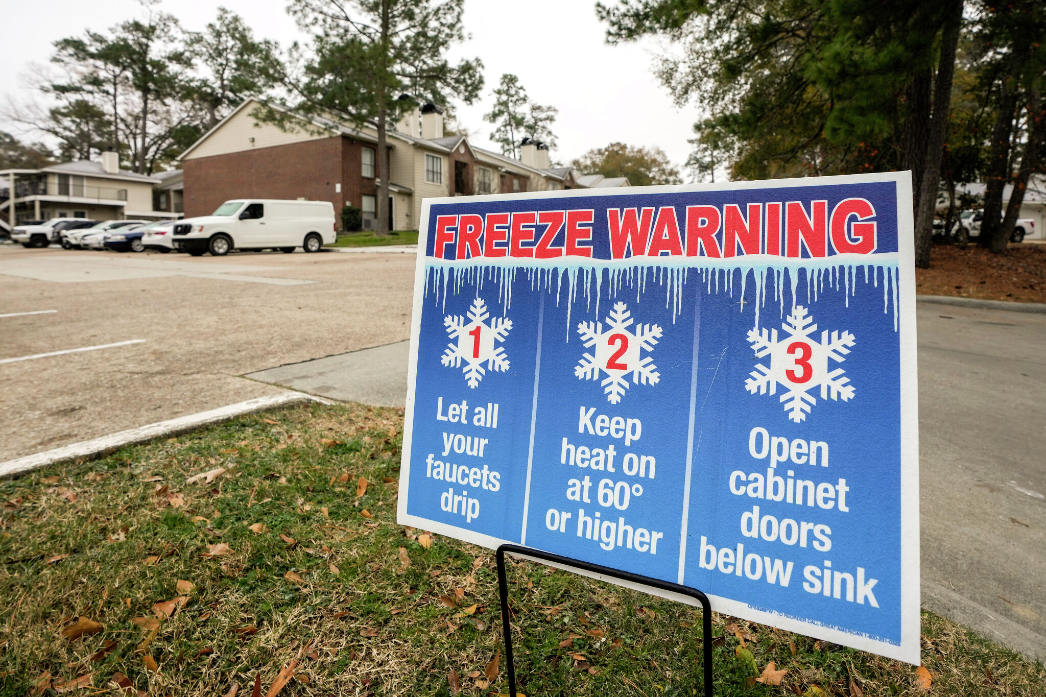 Freeze warning in Texas