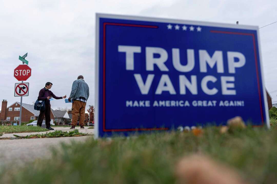 Charity executive fired after allegedly stealing, defacing Trump signs