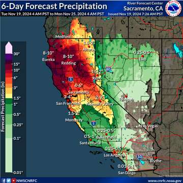 Images show bomb cyclone forming with rain, snow coming to California