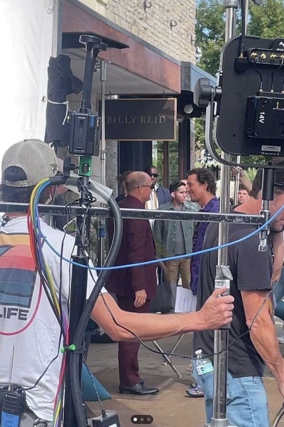Matthew McConaughey, Woody Harrelson seen filming in Austin