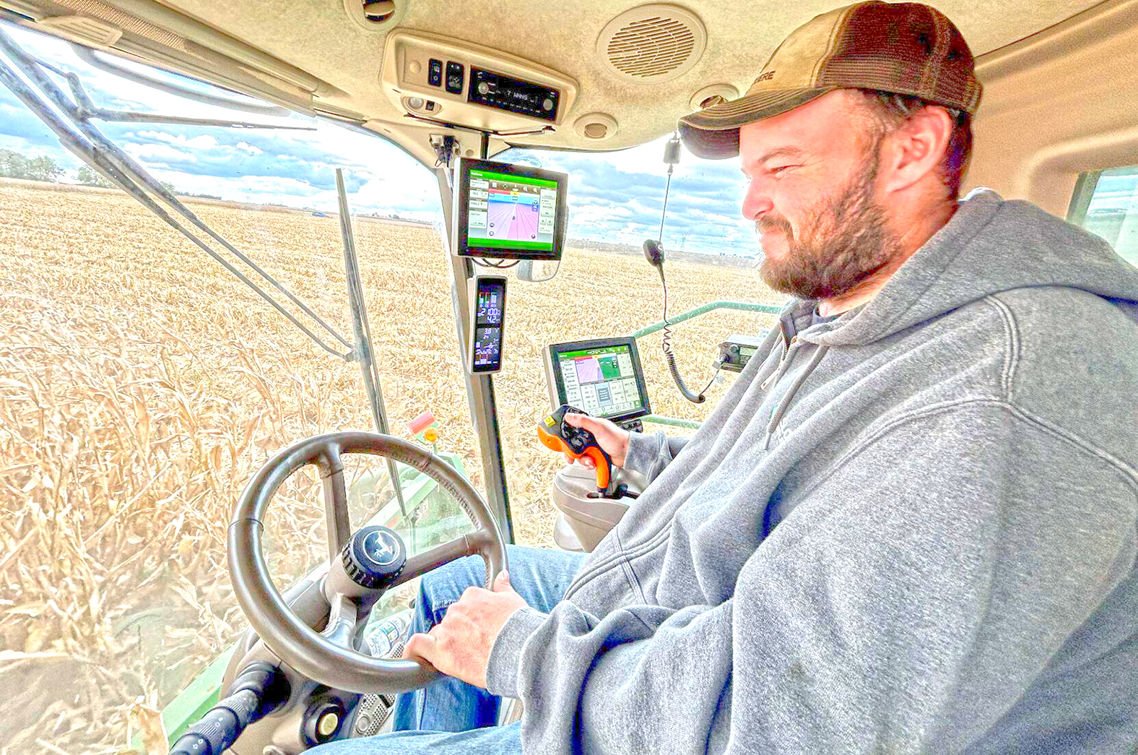 Farmer harvests record yield after recovering from brain injury