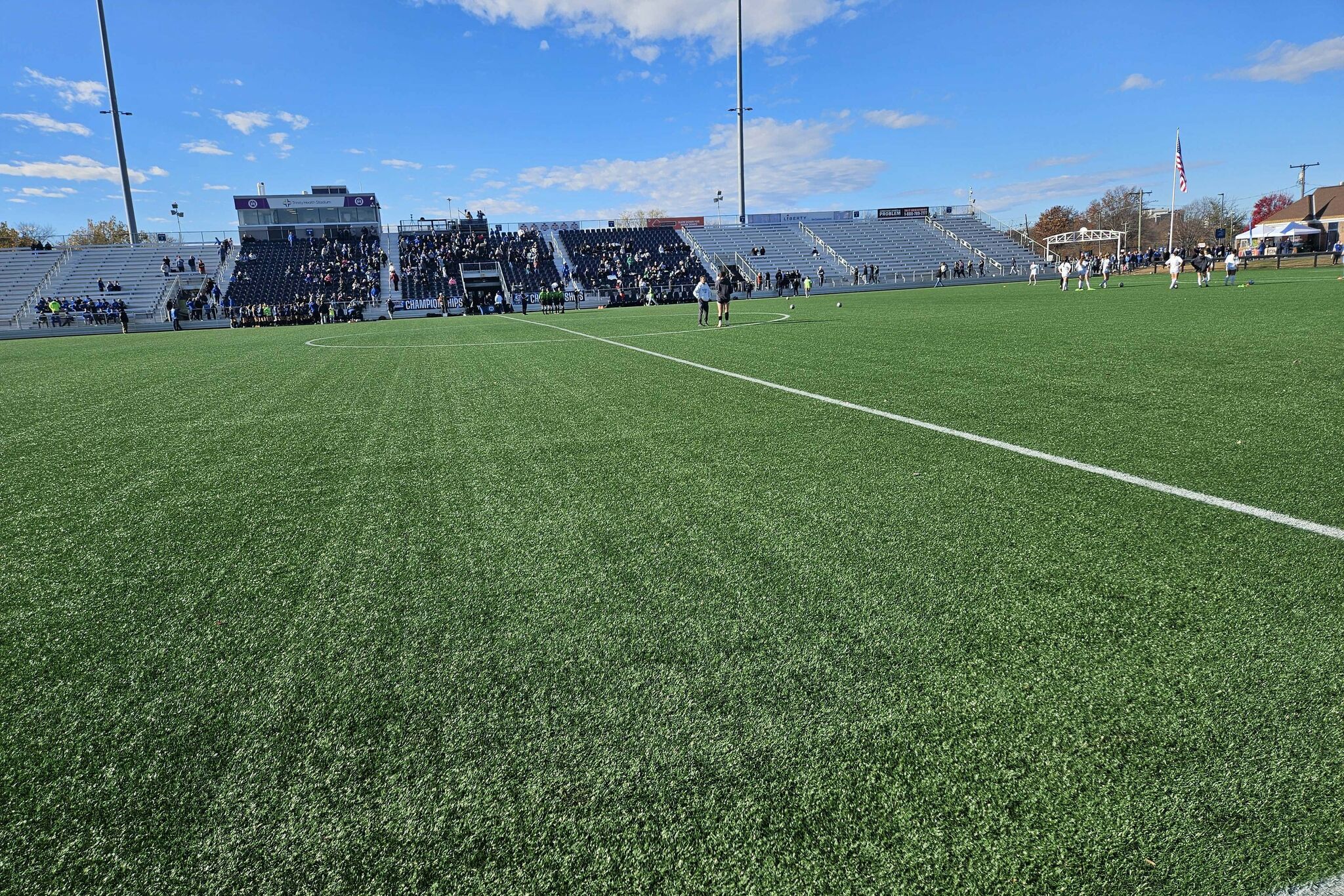 CIAC soccer finals play on Trinity Health Stadium's big, faster field
