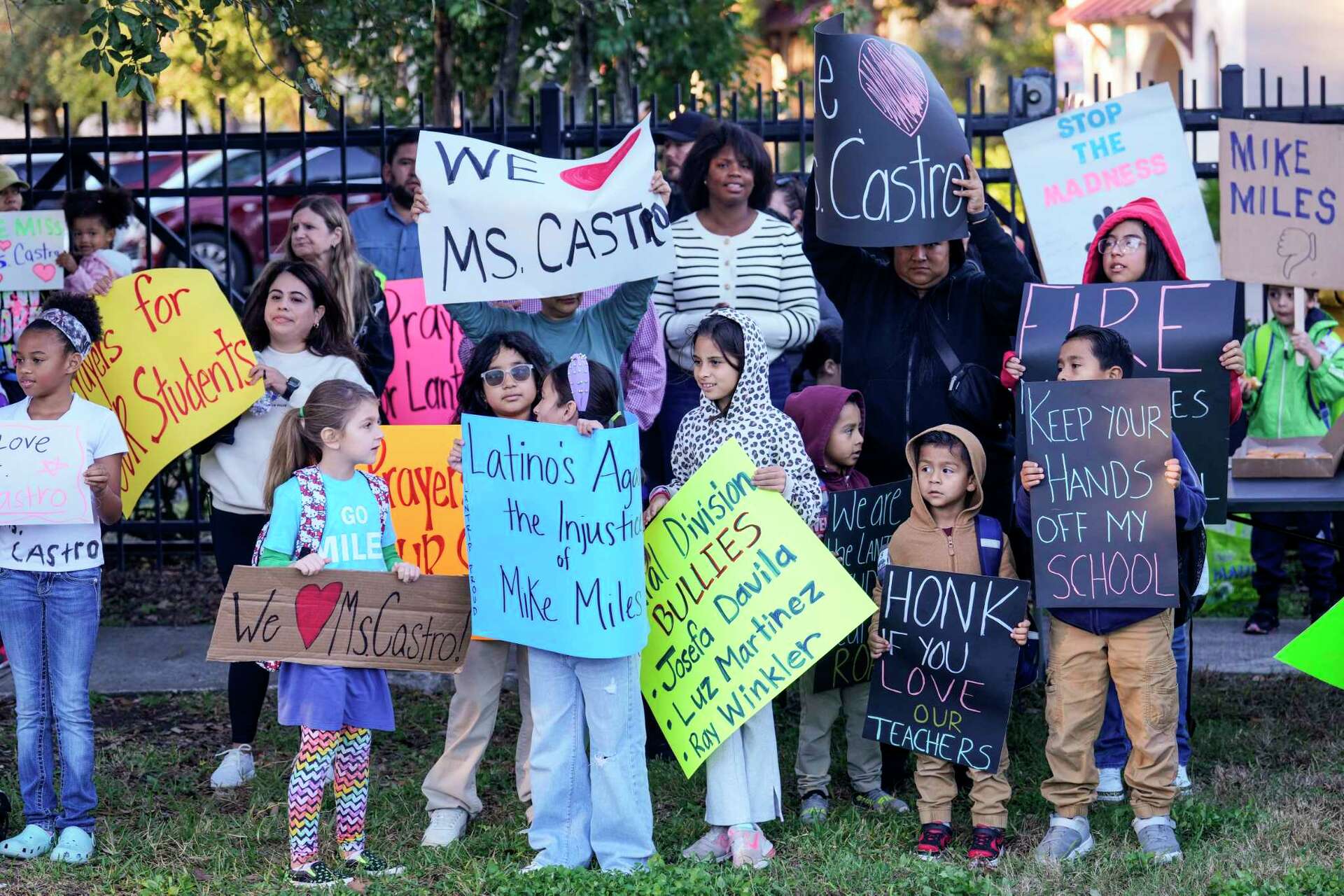 HISD parents protest for Lantrip Elementary principal placed on leave