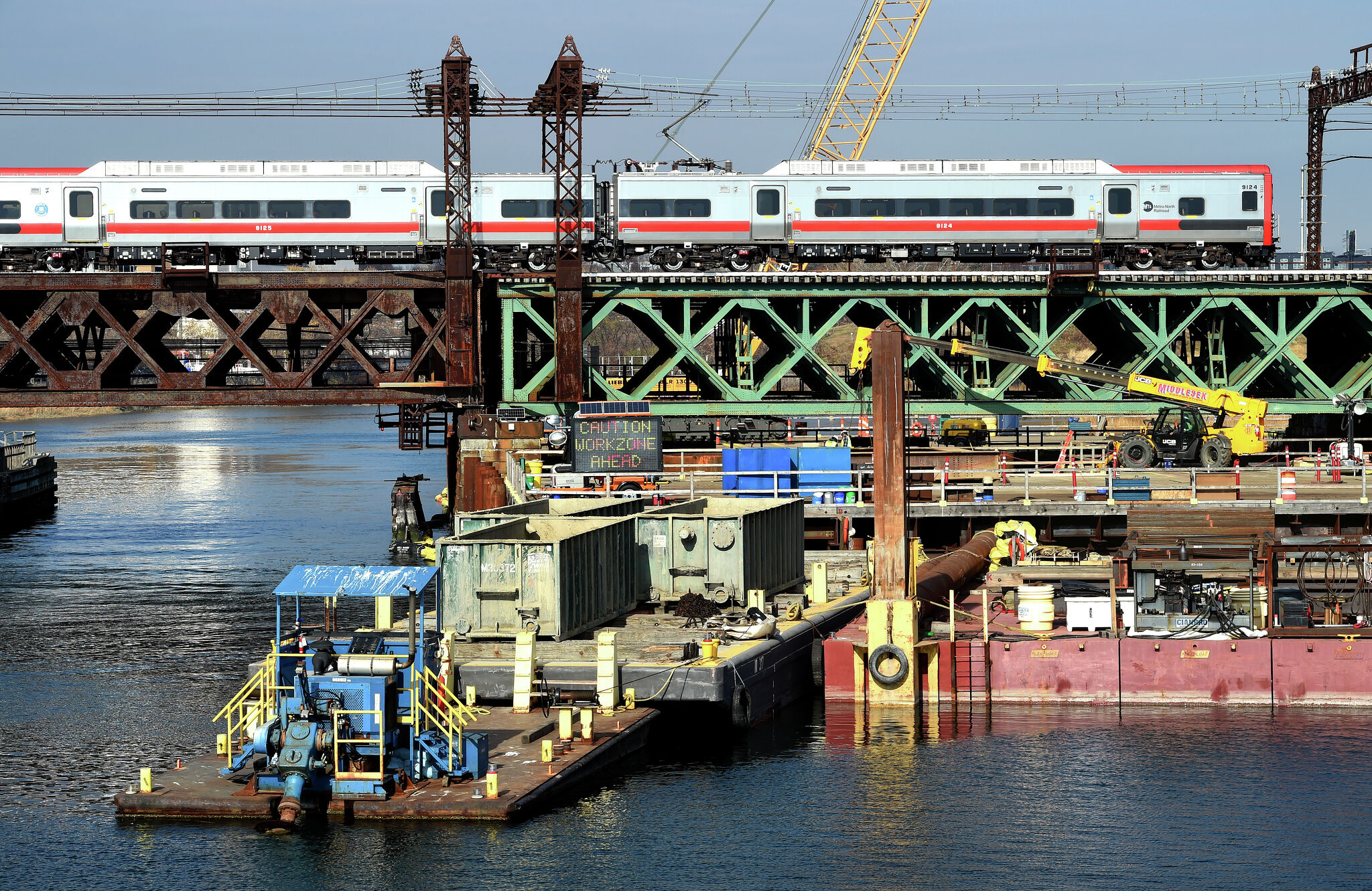 Work steps up at site of Norwalk's $1B Walk Bridge project