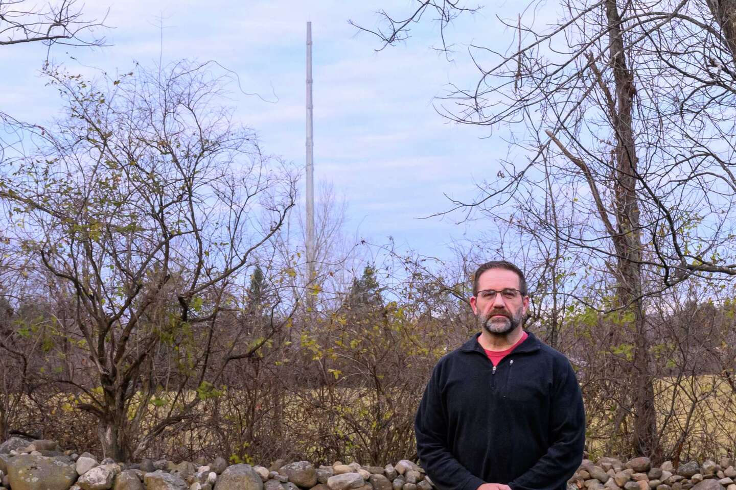 Ballston cell tower angers residents who have to see from their yards