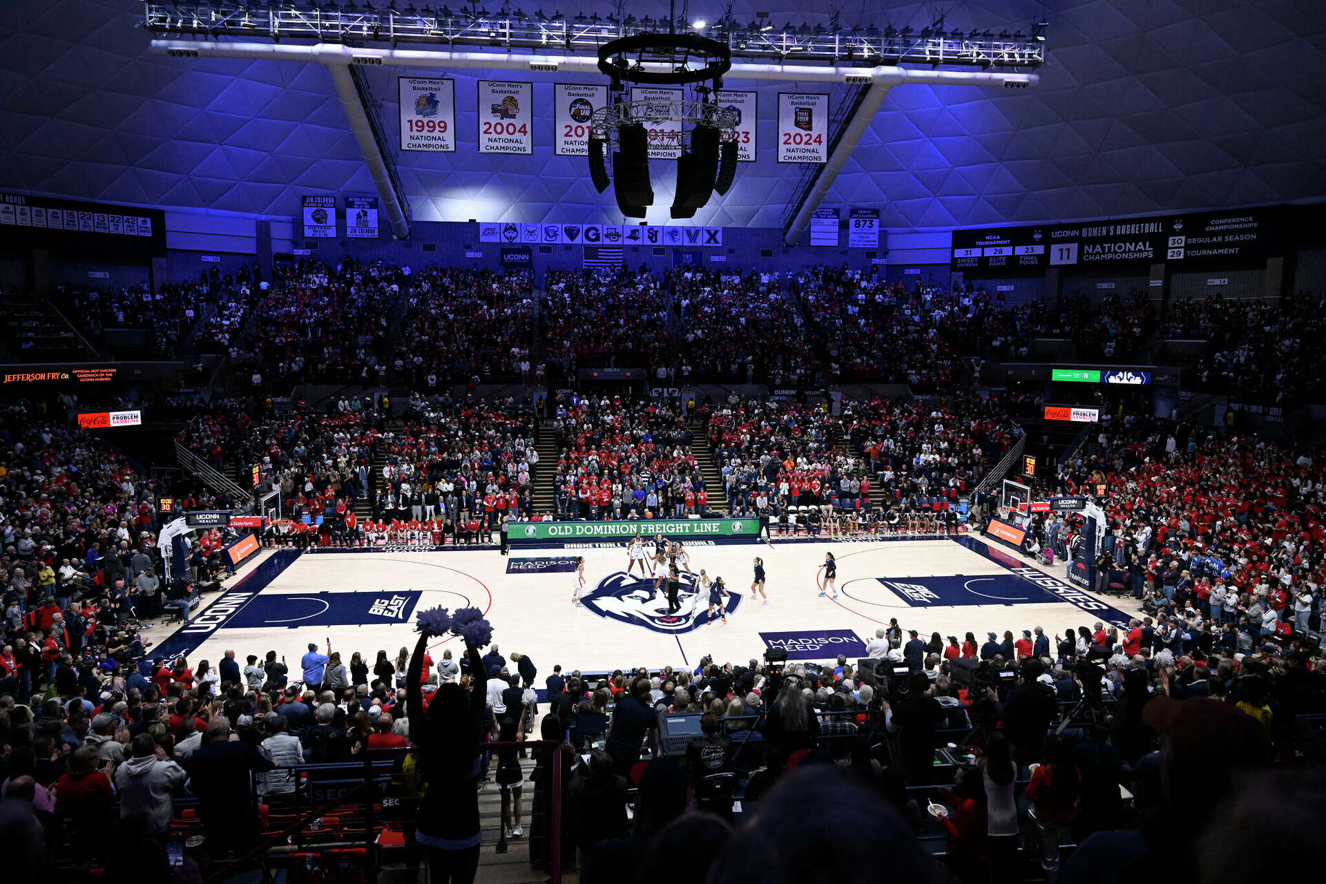 Gampel Pavilion and Rentschler Field set for improvements