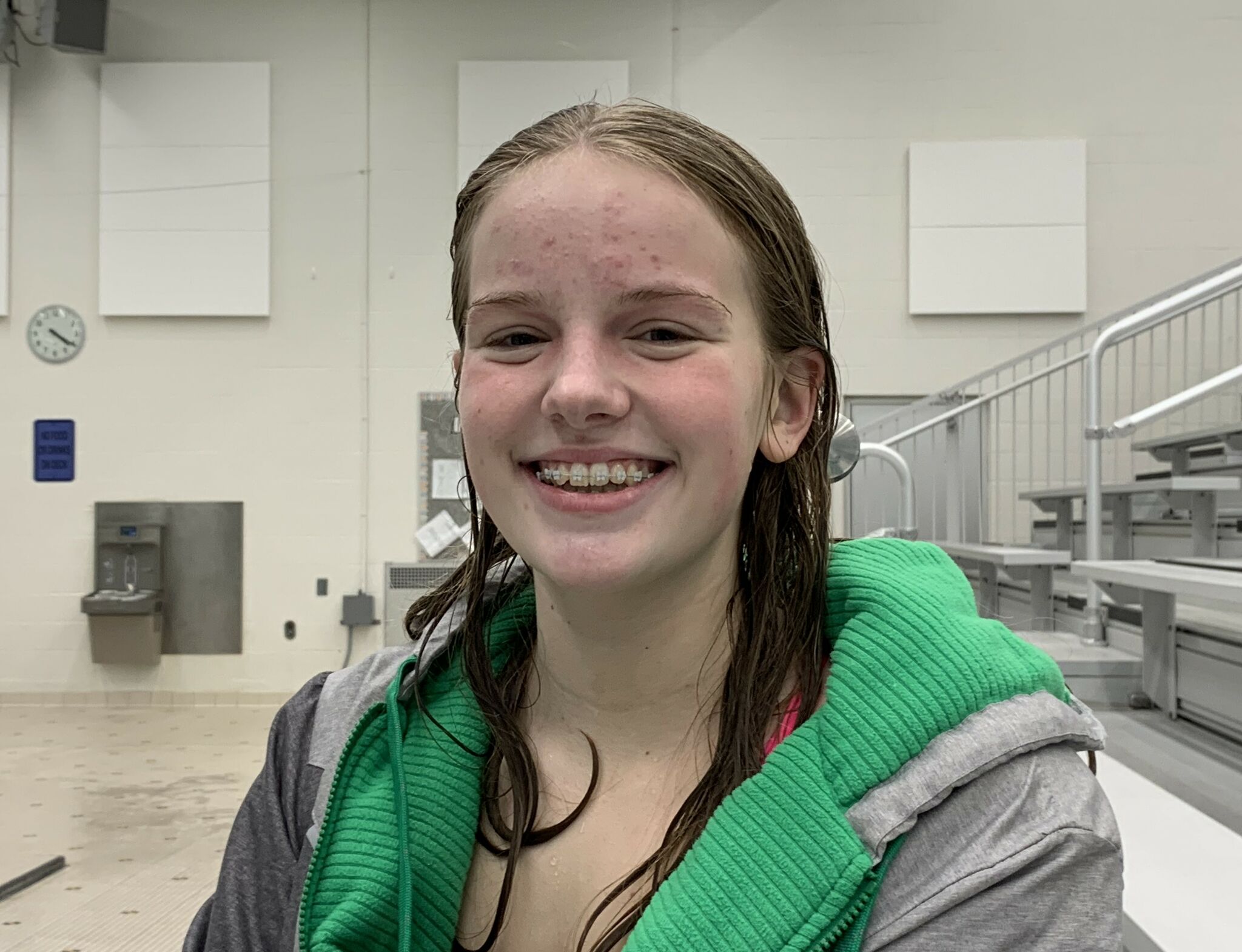 Dow's Malarz first at state in 100 breaststroke prelims