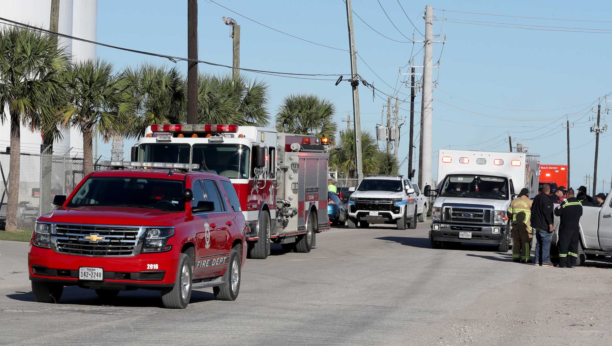 Five injured in a 'flash fire' at a Galveston shipping terminal