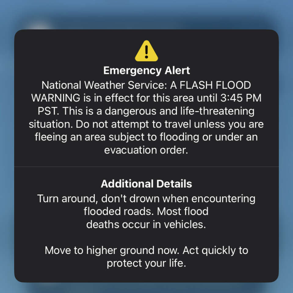 SF hit with rare flash flood warning amid California atmospheric river