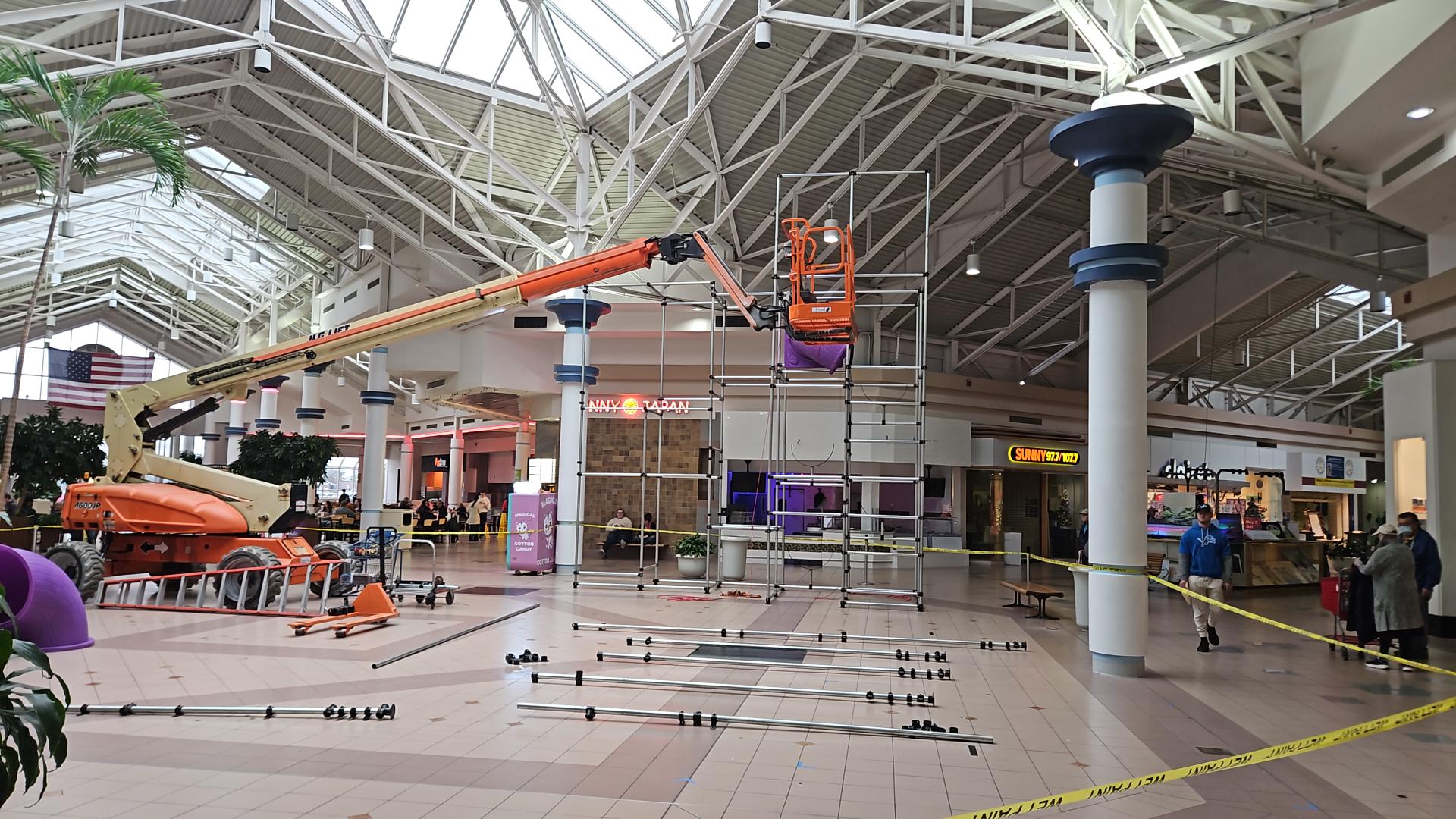 New Midland Mall play area under construction