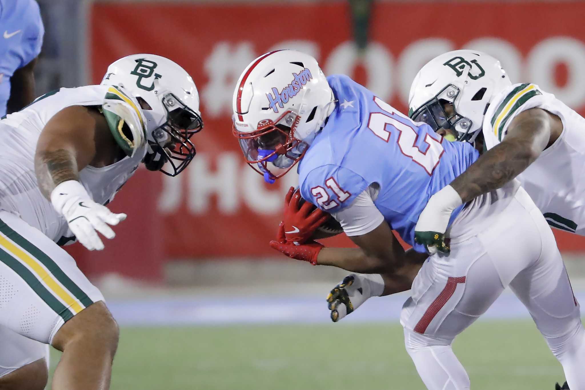 NCAA football: UH Cougars' offense cold in loss to Baylor Bears