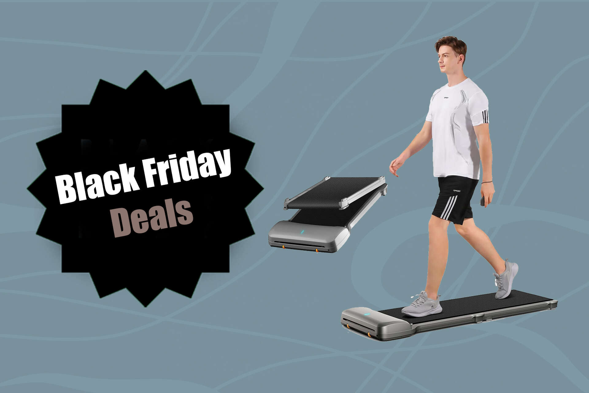 Black Friday savings on a WalkingPad C1 folding treadmill 100 off