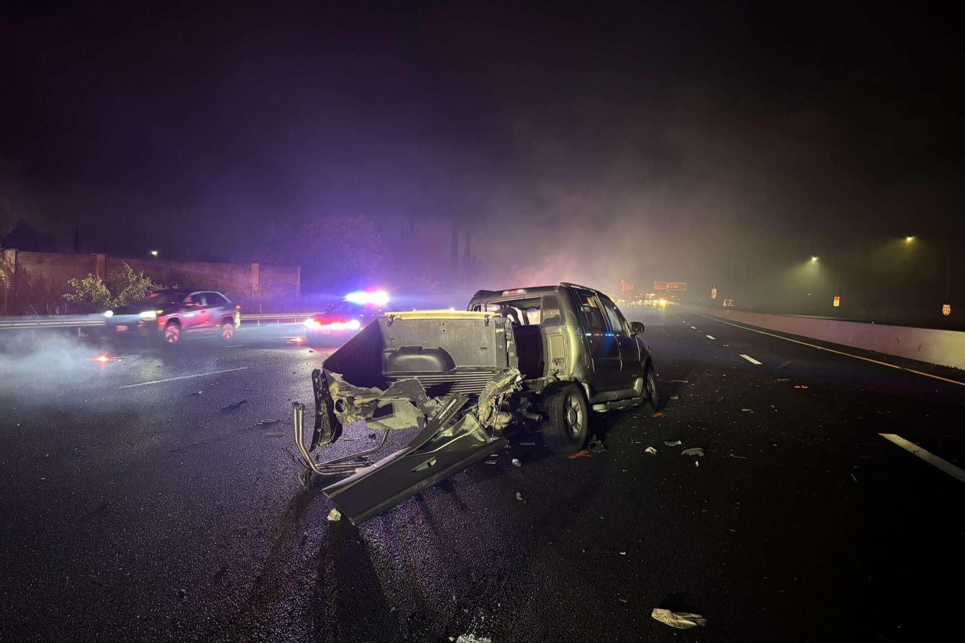 DUI arrest after four-vehicle crash on Bay Area freeway injures two