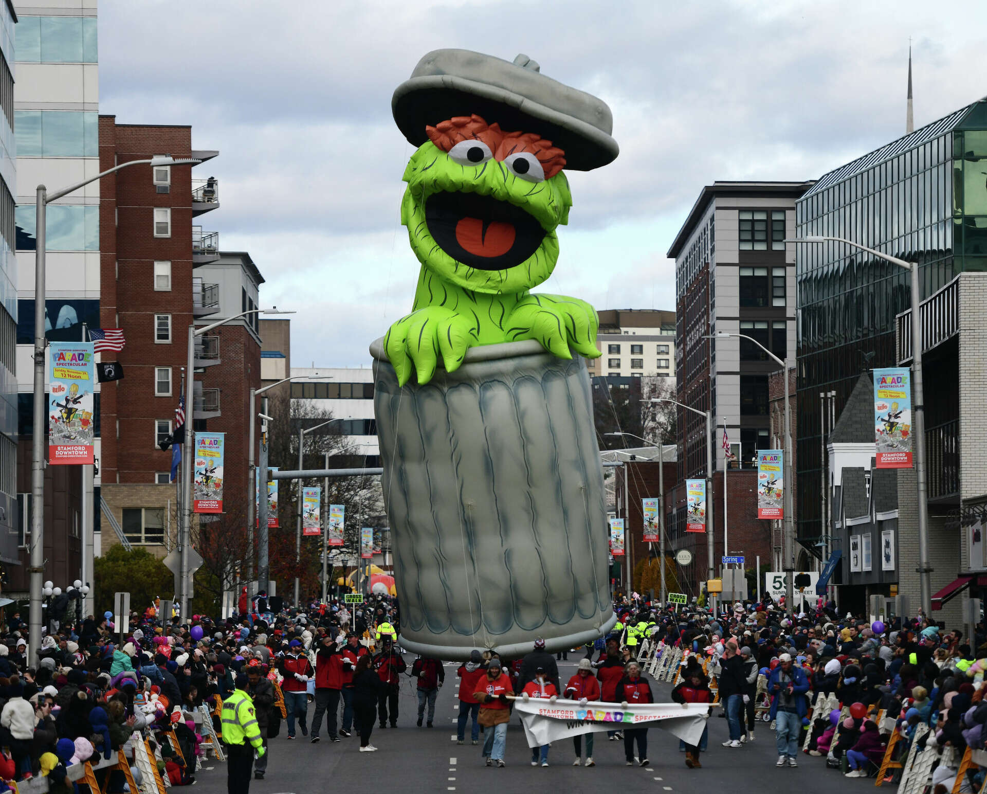 See Stamford 2024 Thanksgiving parade with giant balloons and more