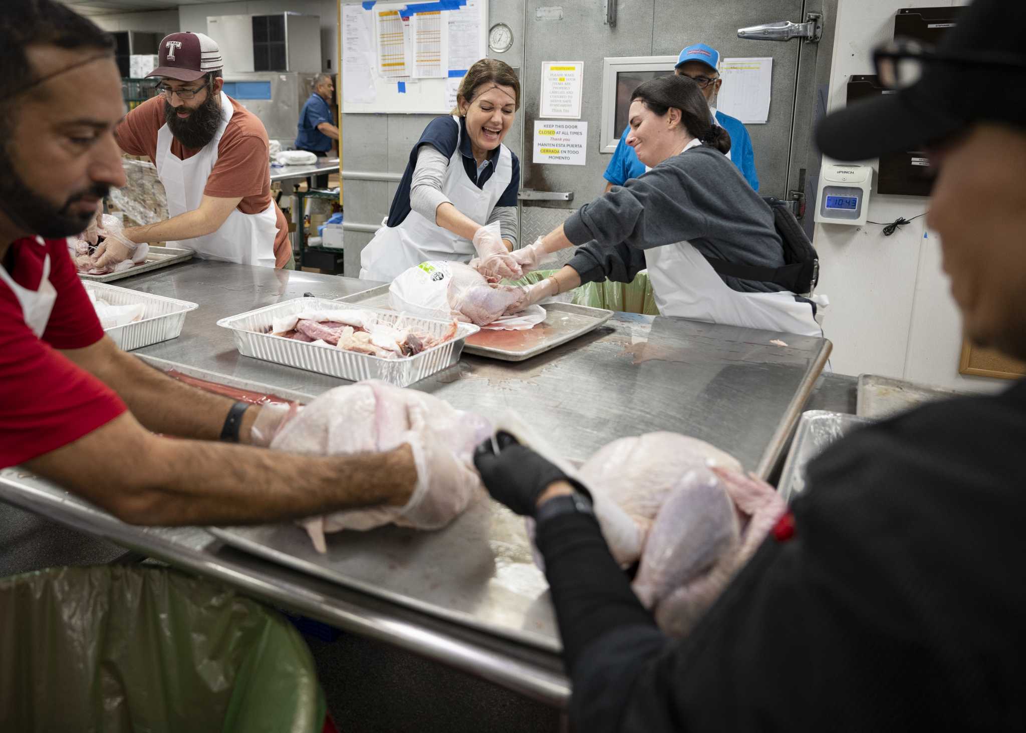 Jimenez Dinner workers know how to prepare a holiday feast