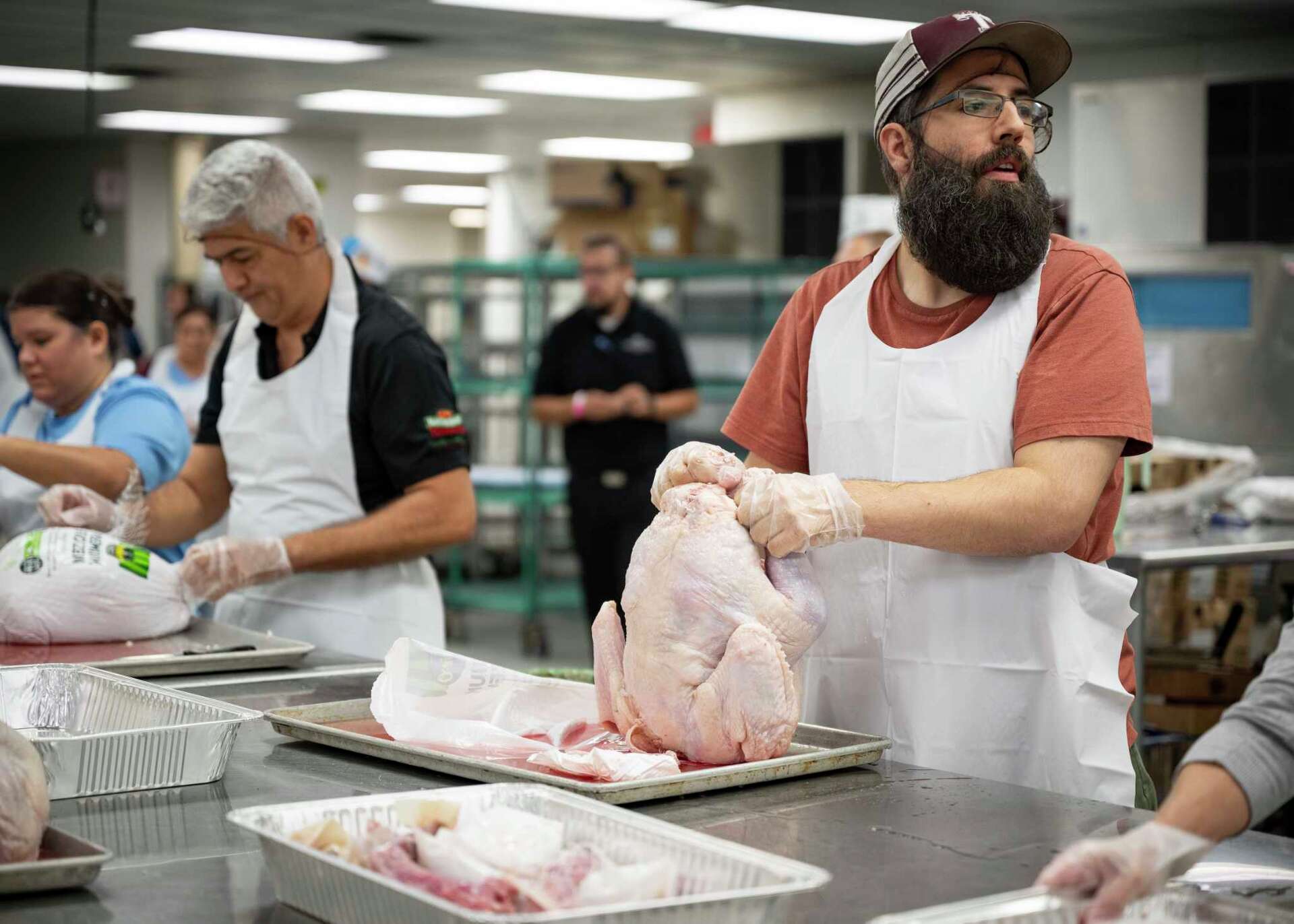 Jimenez Dinner workers know how to prepare a holiday feast