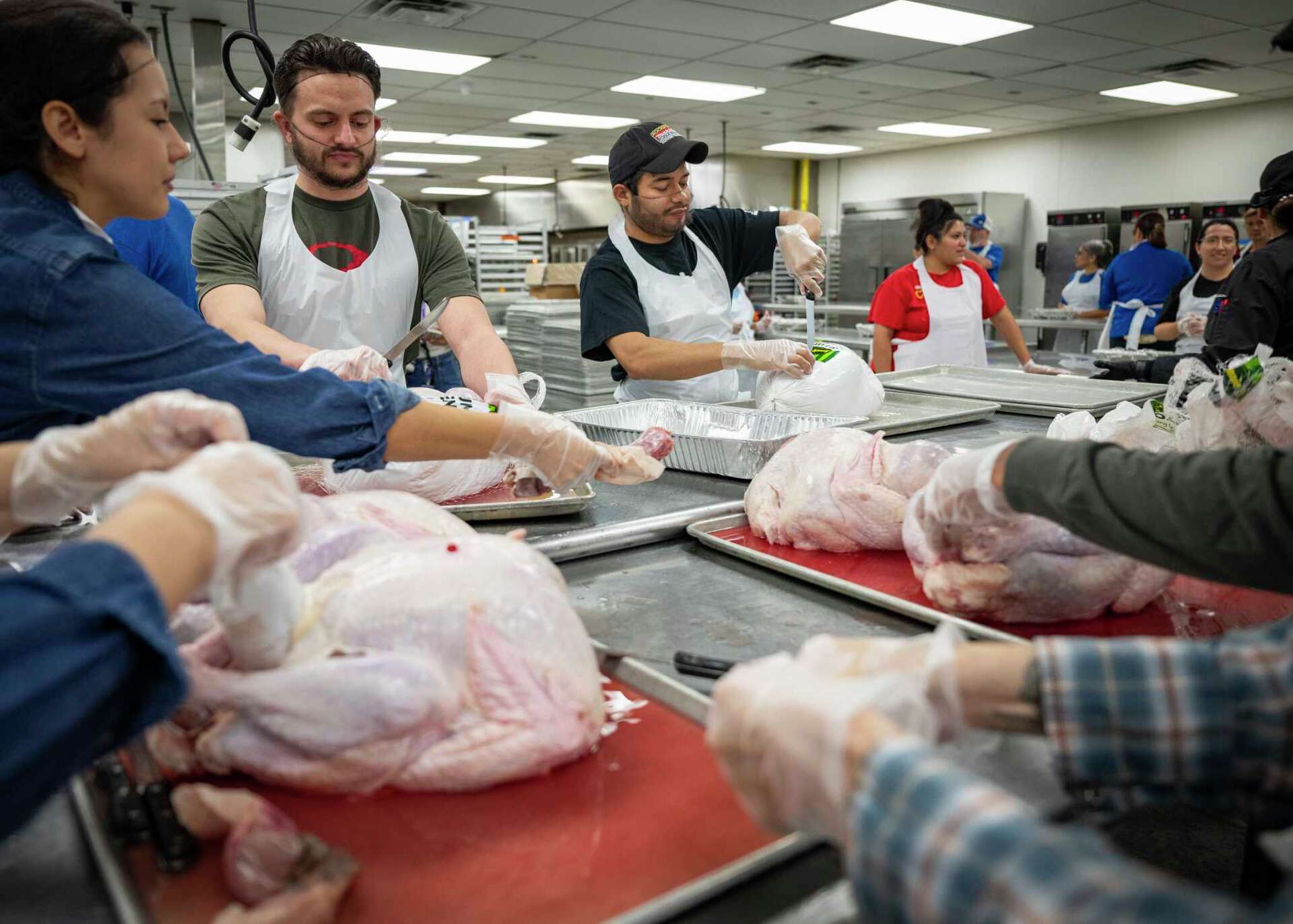 Jimenez Dinner workers know how to prepare a holiday feast