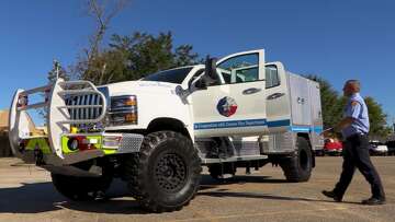 Conroe Fire Department receives new grant funded fire engine