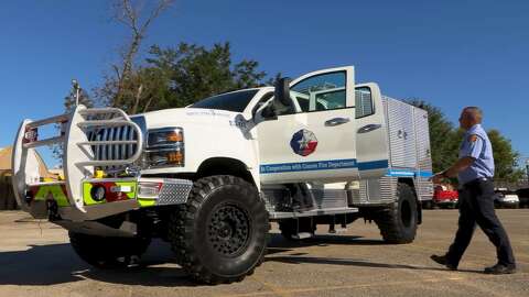 Conroe Fire Department receives new grant funded fire engine