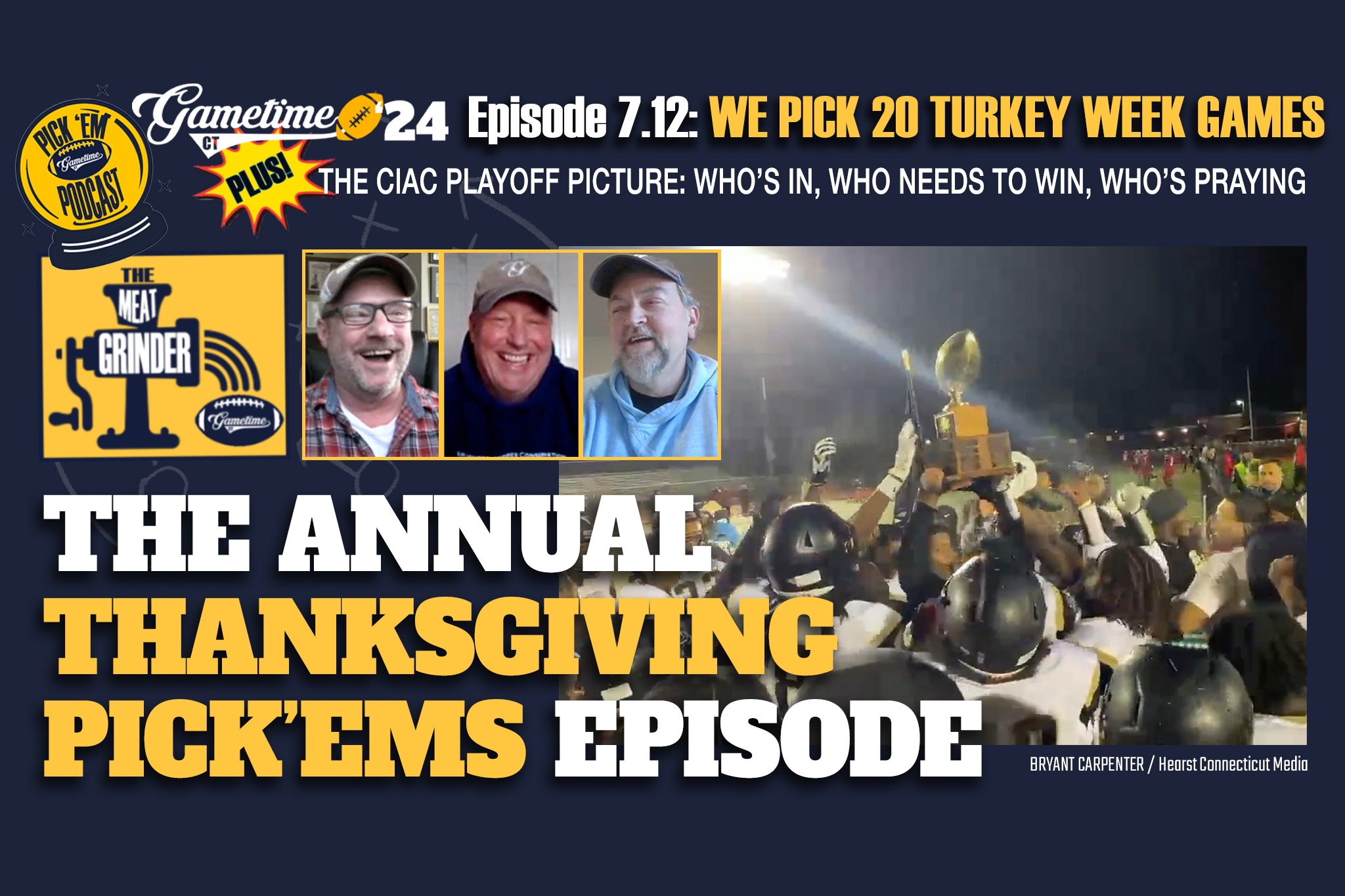 The Meat Grinder CT HS Football Podcast (S7 E12)