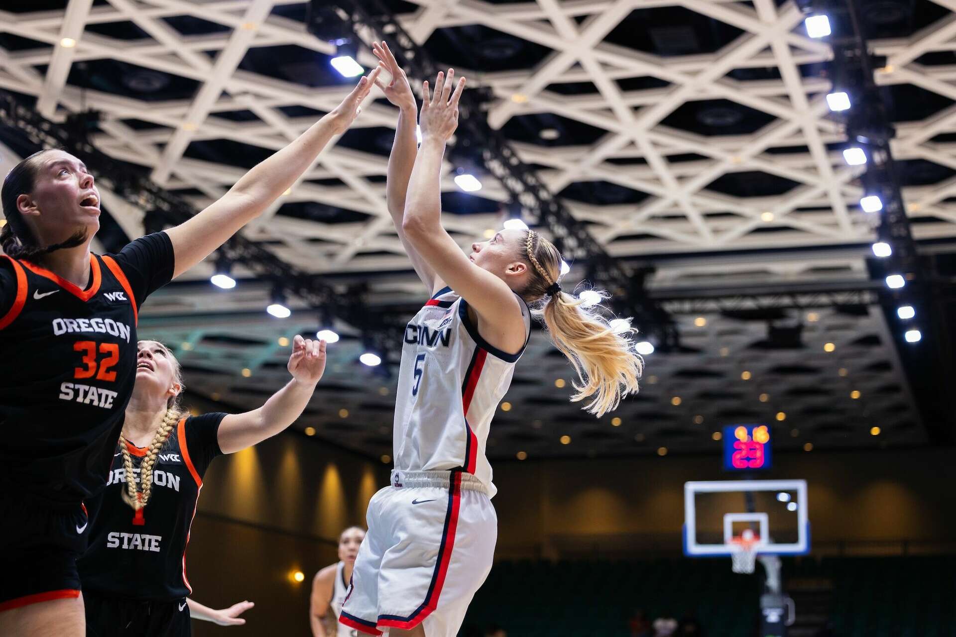 UConn women's basketball beats OSU to advance in Baha Mar Championship