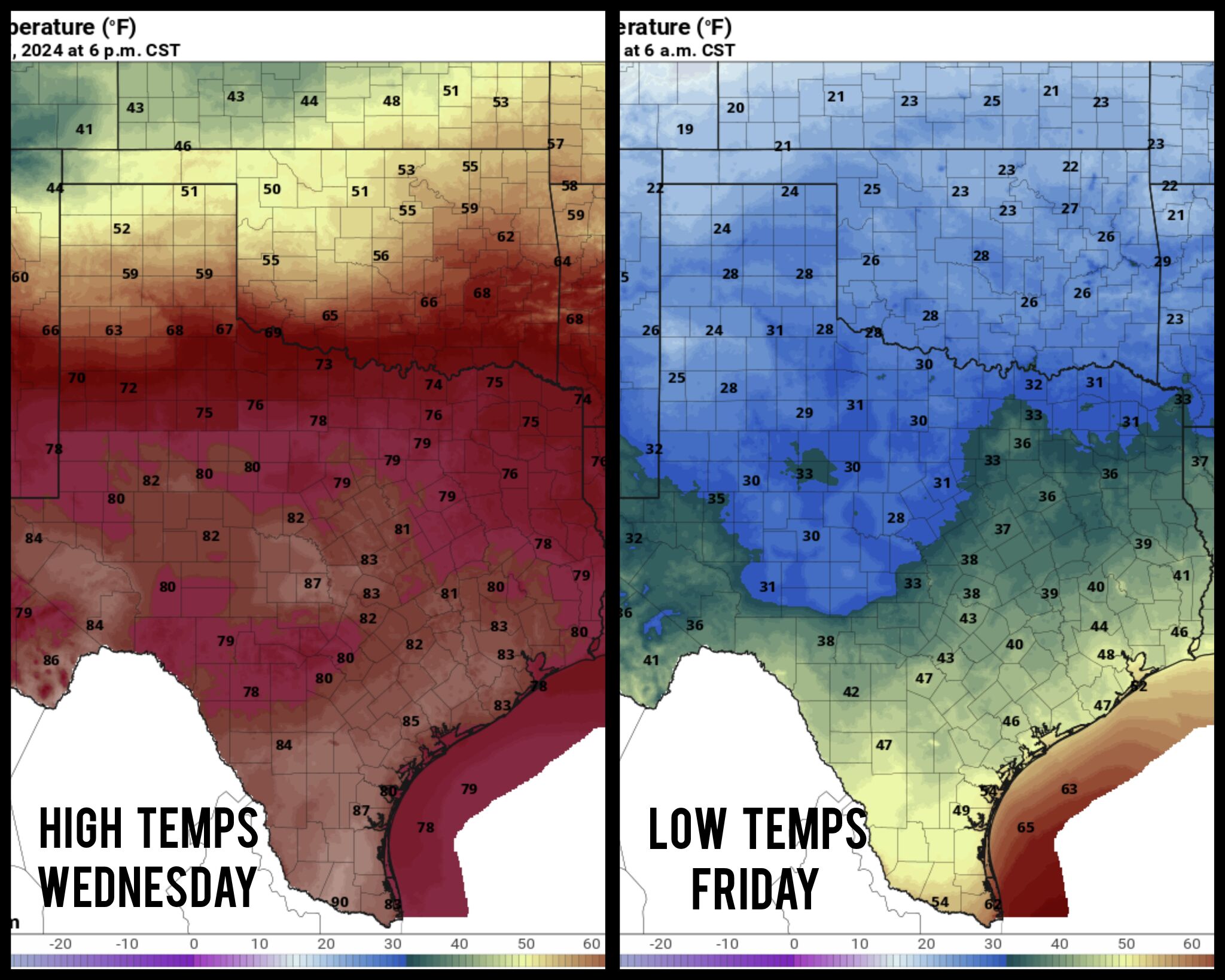 After today, a drastic weather pattern shift is coming to Texas
